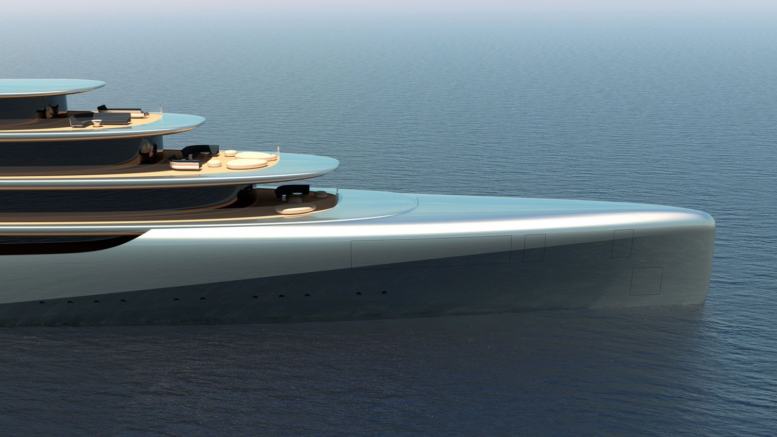 Van Geest Design reveals 140 metre superyacht concept Pebble
